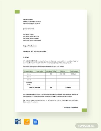 Quotation Letter Sample For Glassware Page 3 Glass Quotation Frame