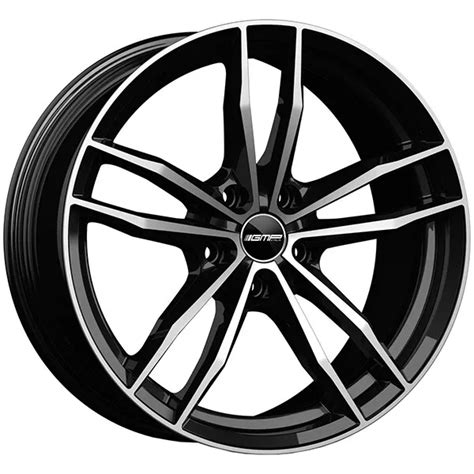 CERCHIO IN LEGA Gmp Swan Per Bmw X1 7 5X17 5X112 Black Diamond Q6A EUR