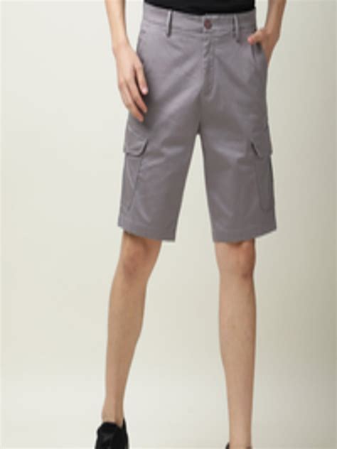 Buy Rare Rabbit Men Shows Slim Fit Mid Rise Cargo Shorts Shorts For