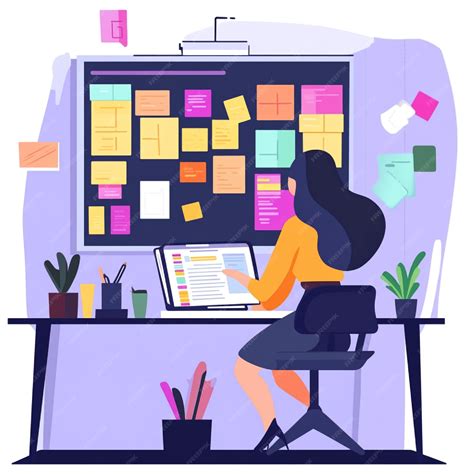 A Visual Of A Kanban Board Managing Tasks And Projects In A Lean