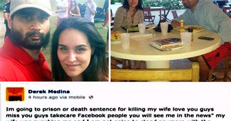 Derek Medina Man Shoots Wife Jennifer Alfonso Then Posts Picture Of