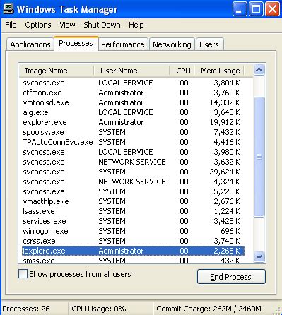Guide To Windows XP Task Manager Part I
