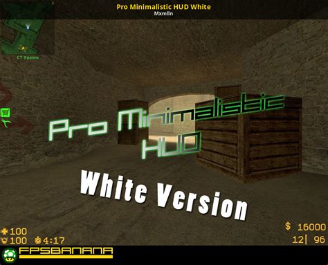 Pro Minimalistic Hud White Counter Strike Source Mods