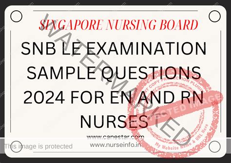 Snb Examination Questions Journey Of Nurse Begins Here Snb Le