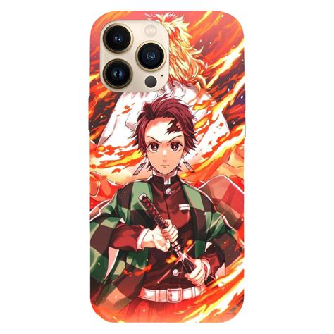 Tok kompatibilis az Apple iPhone 13 Mini modell Demon Slayer Rengoku és