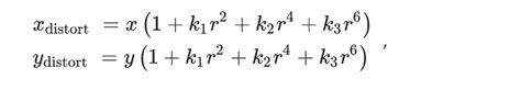 【相机标定系列】径向畸变和切向畸变（radial tangential distortion） 径向畸变和切向畸变模型，简称为radtan畸变