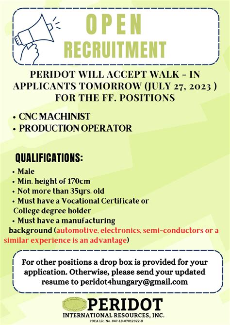 CNC MACHINIST PRODUCTION OPERATOR