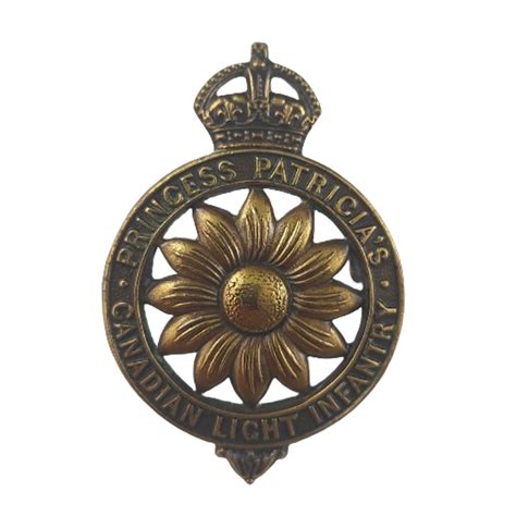 Ww1 Ppcli Princess Patricias Canadian Light Infantry Marguerite Cap Ba