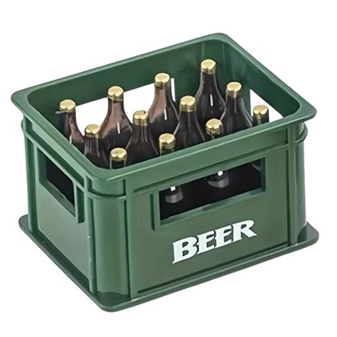 Mini Drinks 12 Bottles Of Beer Model With Box Suits 110 Rc Cars Scale