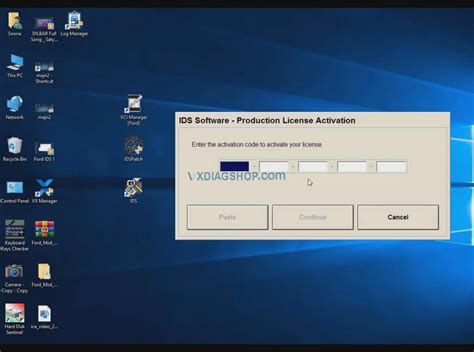 VXDiag Ford IDS V120 Installation And Activation Win10 64bit VXdiagshop Com