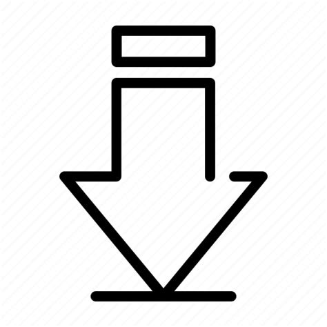 Arrow Download File Save Icon