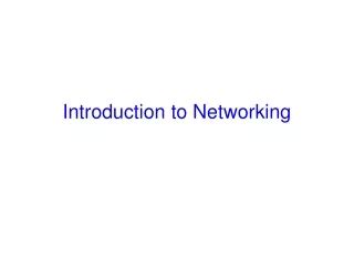 PPT Introduction To Networking PowerPoint Presentation Free Download ID