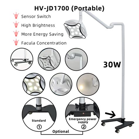 Ceiling Mounted Double Head Led Examination Light
