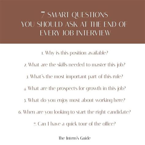 The Interns Guide On Instagram “7 Smart Questions You Should Ask At