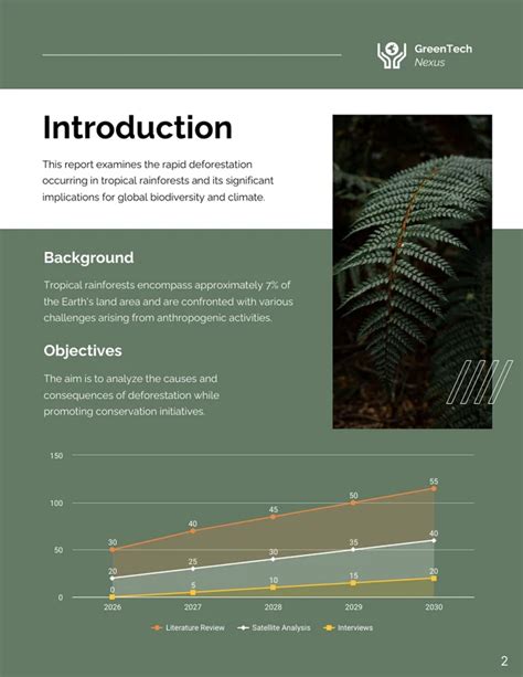 Environmental Research Report Template Venngage
