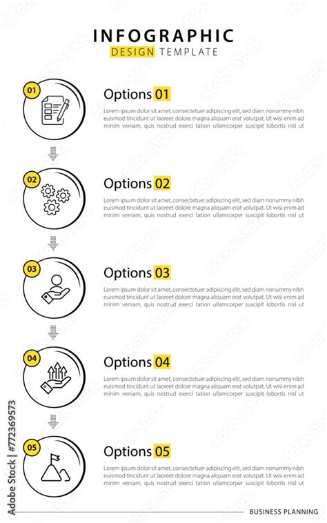 Timeline Creator Infographic Template 5 Step Timeline Journey