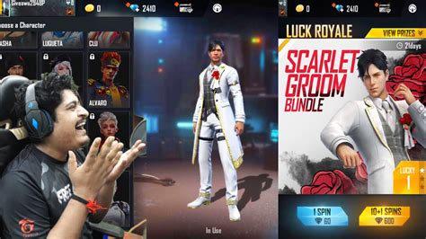 New Luck Royale Adam Character Scarlet Groom Bundle YouTube