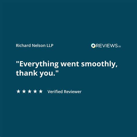 Richard Nelson Llp On Linkedin A Very Short But Great Five Star Review