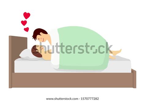 Sexual Activity Bed In Sex Love Flat Stock Vector Royalty Free