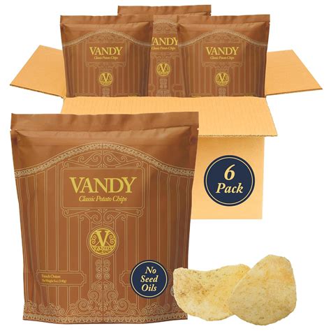 Vandy Crisps Potato Chips Seed Oil Free Snacks Gluten Free Potato Chip Made