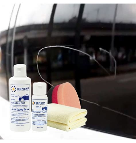매장정품 센샤 차량용 컴파운드 스크래치컷 80ml 피니쉬 50ml 세트 스월마크 스크래치 잔기스 기스 흠 티몬