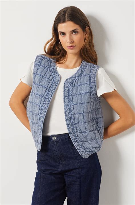 Veste Sans Manches Matelassée Melissa Oxygene Etam
