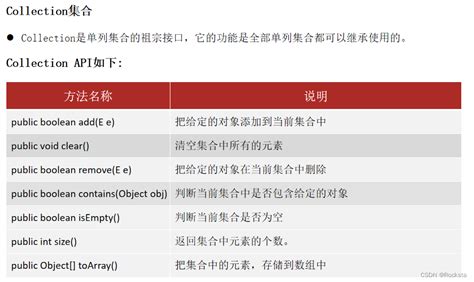 集合体系概述以及collection集合常用api 迭代器详解 Copyonwritearraylistcollection Api Csdn博客
