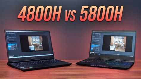 Amd Ryzen 7 5800h Vs 4800h Zen 3 Cpu Improvements Youtube