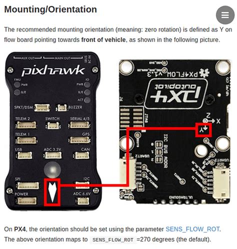 PX Flow Sensor Setup Not Working Parameters And Video Feed Not As Expected Development
