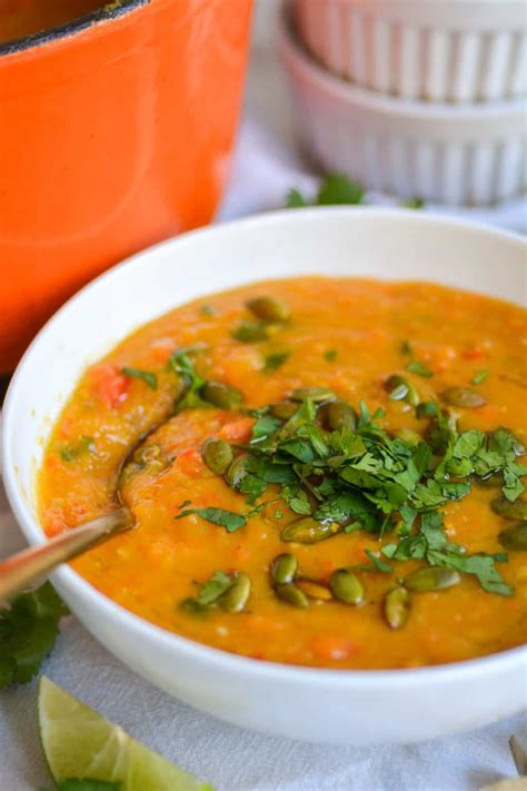 Carrot Red Lentil Soup Earthly Provisions