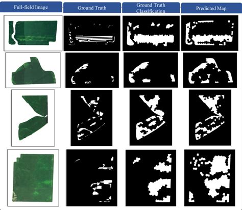 Example Results For The Classification Model The Ground Truth Map