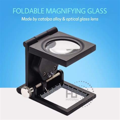 Foldable Scale Magnifier With Led 60x Hlt Material Sdn Bhd