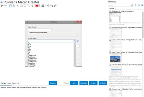 pulover s macro creator integration with flamory