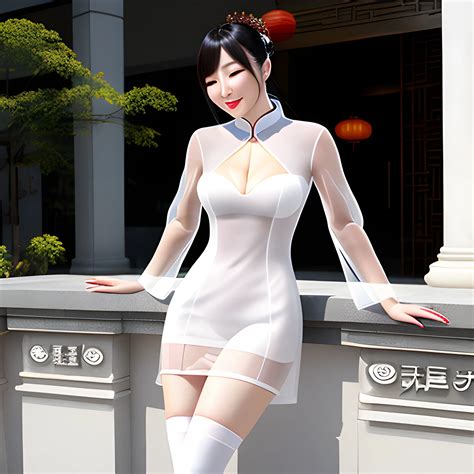 Women Wearing Transparent Dresses