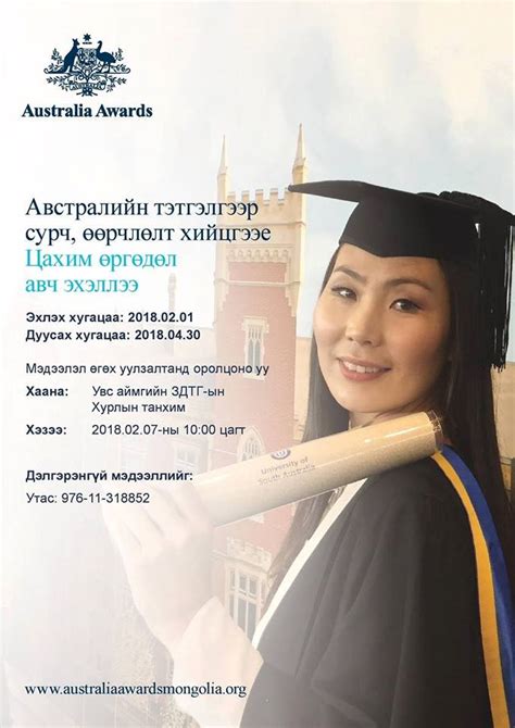 АВСТРАЛИ УЛСАД СУРАЛЦАХ БОЛОМЖ БҮРДЛЭЭ