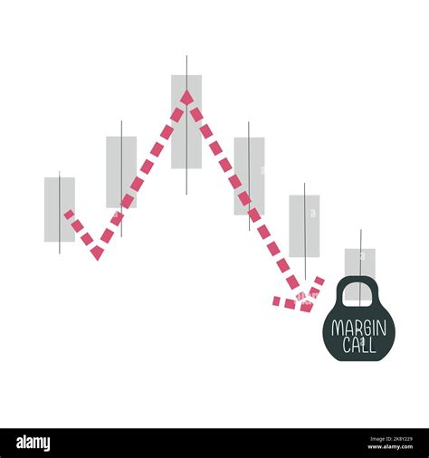 Concept Vector Illustration Stock Market Falling Financial Crisis