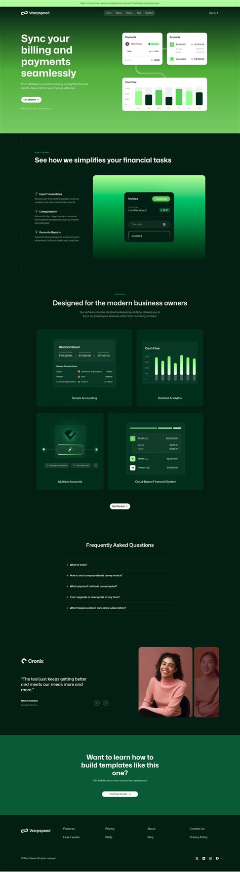 Github Pixelrocket Shophtml Warpspeed Starter Html Tailwind Css