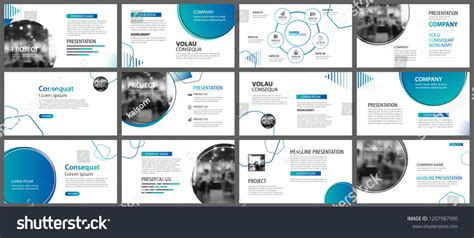 프레젠테이션 및 슬라이드 레이아웃 배경파란색 그라데이션 스톡 벡터로열티 프리 1207987990 Shutterstock