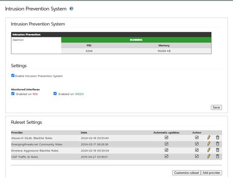 Tri N Khai Firewall Ipfire C I T Intrusion Prevention System Ips