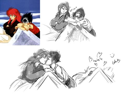 Fancomics Doujinshi On Kurama X Hiei Deviantart