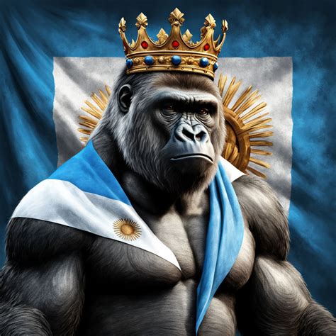 Gorilla Exuding Strength By Julian Alvarez Playground