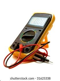 Digital Multi Meter Probes Isolated On White Stock Photo Shutterstock