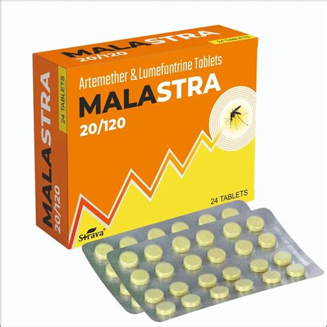 Artemether 20 Mg Lumefantrine 120mg Tablets Strava Healthcare Pvt Ltd