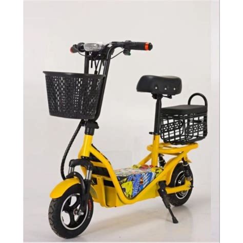 Jual Skuter Listrik Pc Moto 36v Motor Listrik Skuter Keranjang Scooter