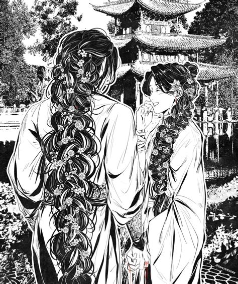 Tamtam Dahliadenoire Hua Cheng Xie Lian Tianguan Cifu Absurdres