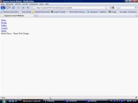 PHP Tutorials Dynamic HTML Web Pages Using PHP Part 1 Tips From A