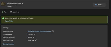 c how to publish core console application with particular profile stack overflow