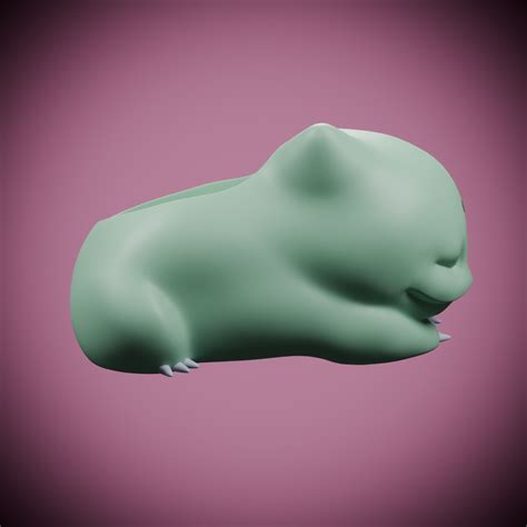 😪 Sleepy Bulbasaur Plant Pot・ Stl File For 3d Printing・cults