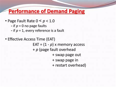 Demand Paging Pptx Data Storage And Warehousing Computing
