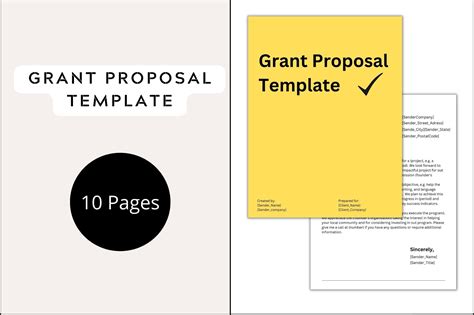 Premium Grant Proposal Template Graphic By Realtor Templates · Creative